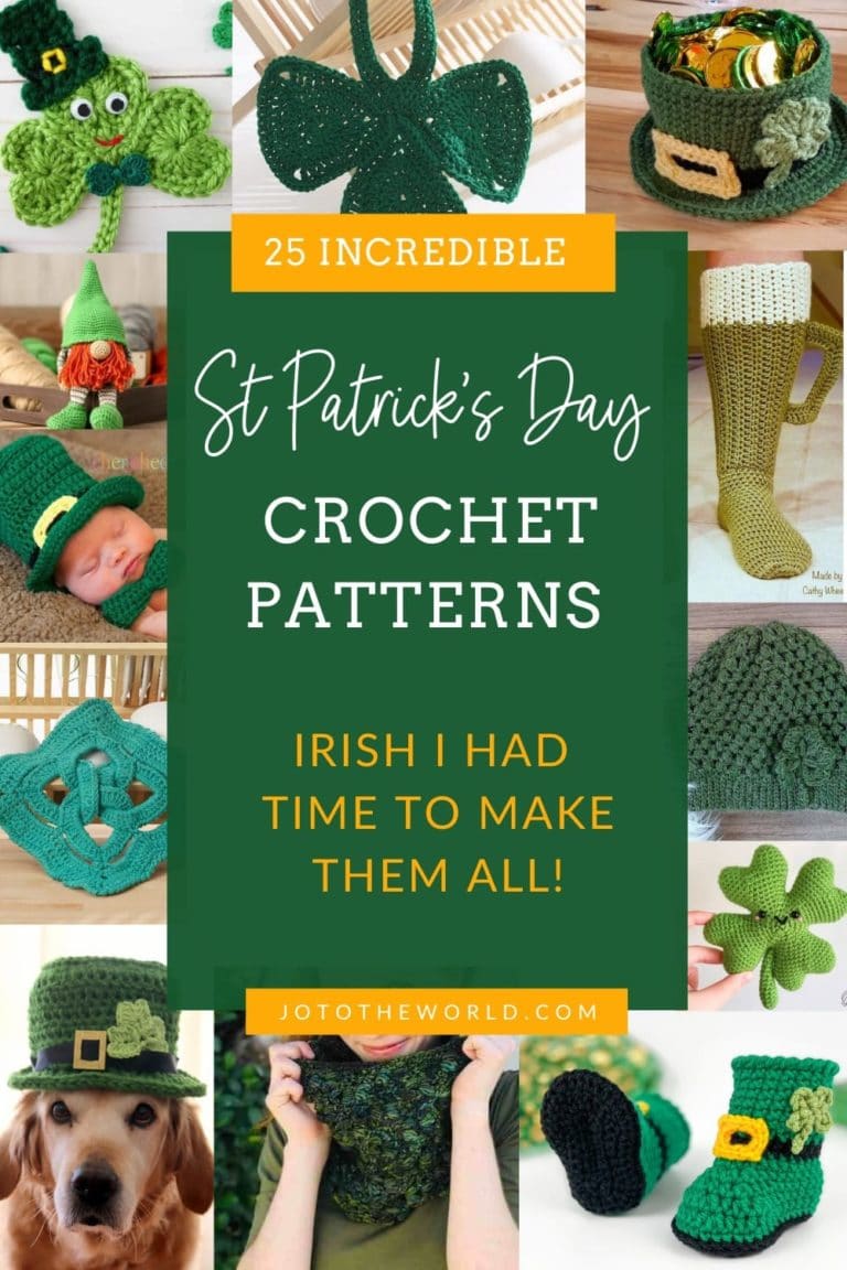 25 St. Patrick's Day Crochet Patterns | Jo to the World Creations