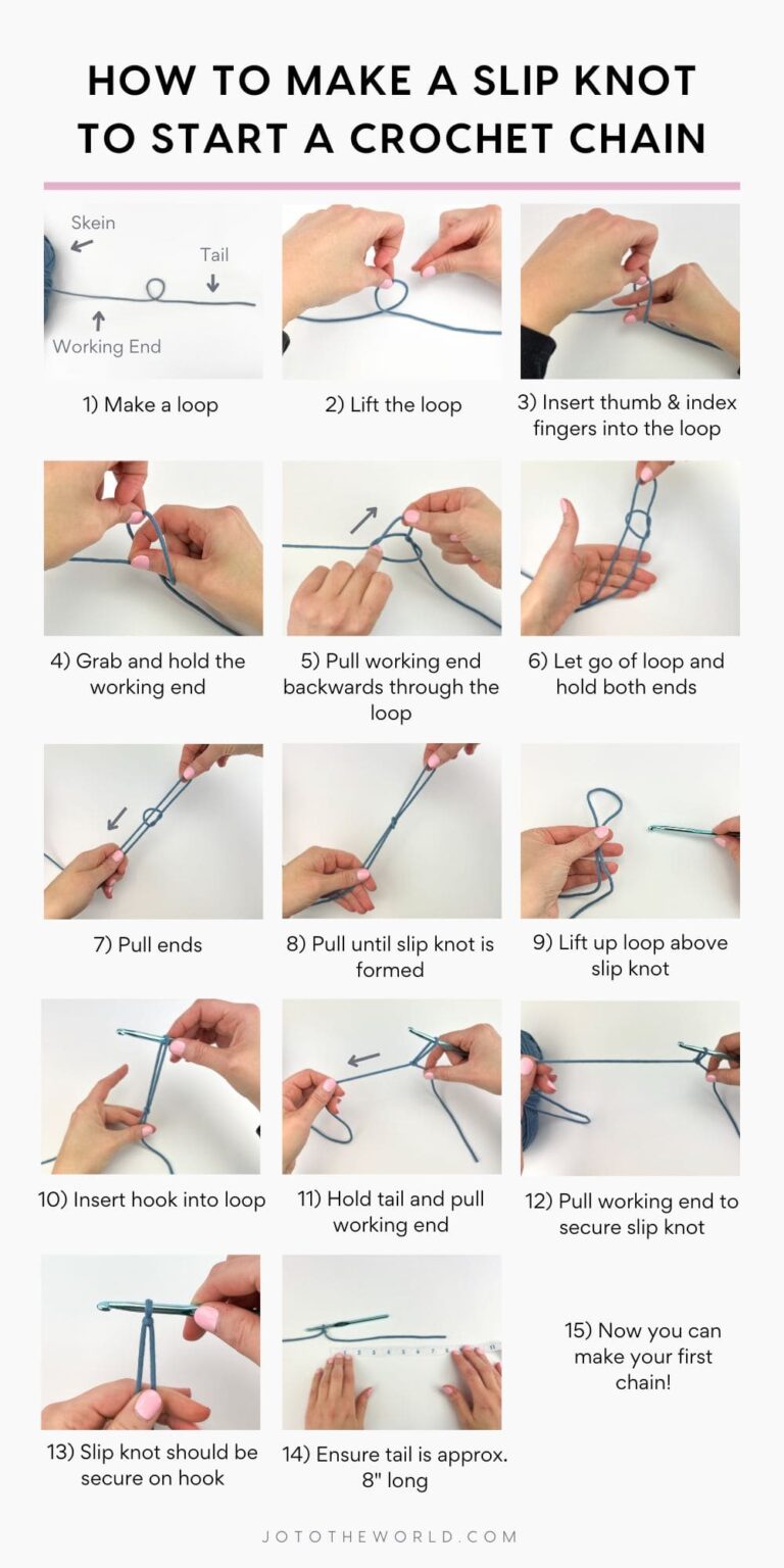 How to Start a Crochet Chain | Jo to the World Creations