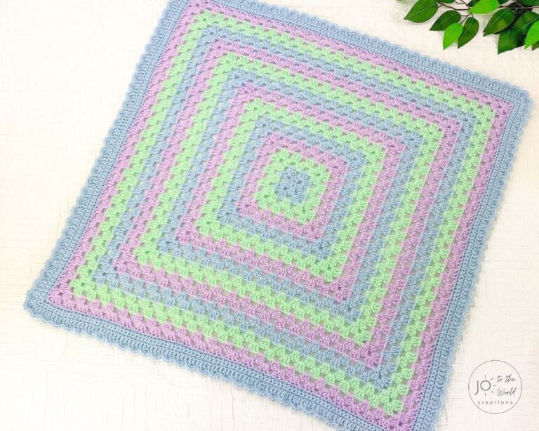 Continuous Granny Square Blanket - Free Crochet Pattern | Jo to the ...