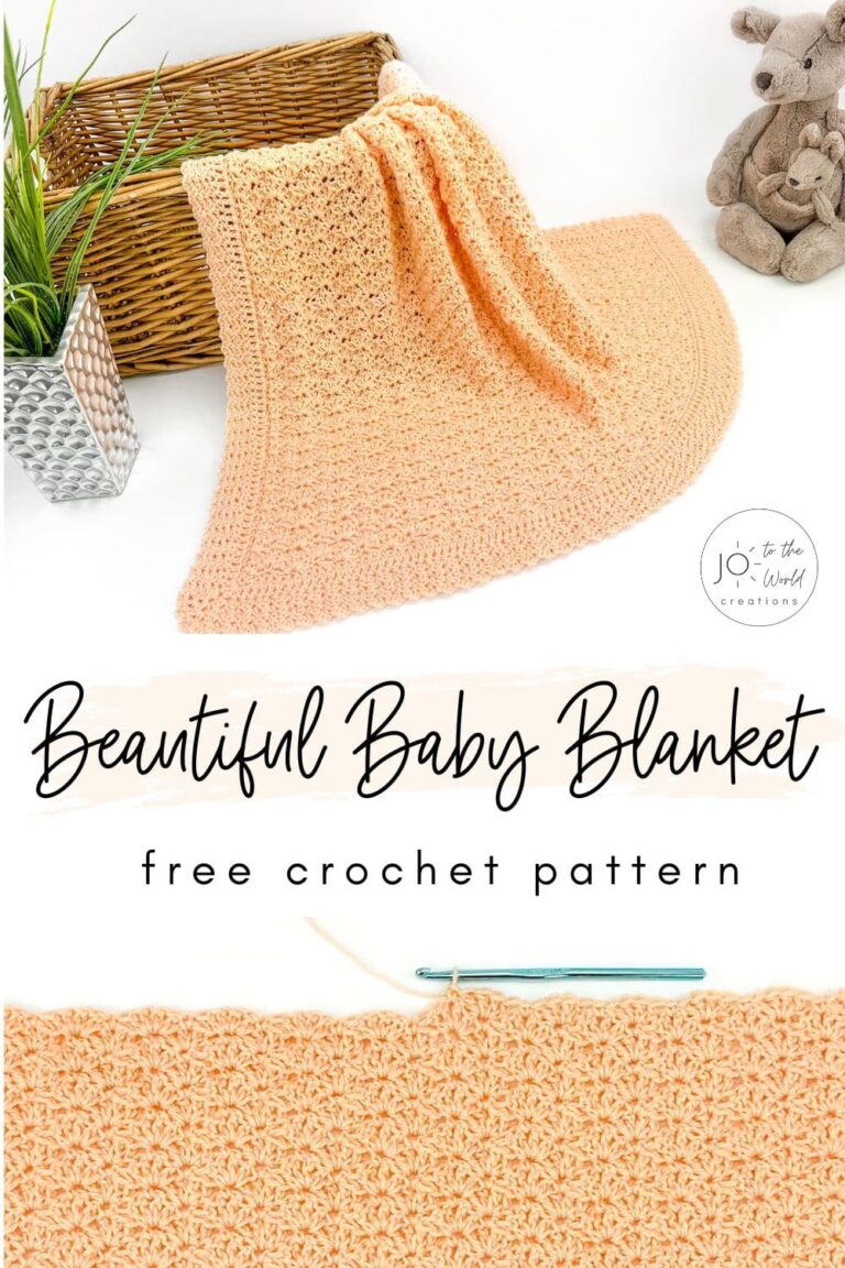 Beautiful Crochet Baby Blanket Pattern - Free | Jo to the World Creations