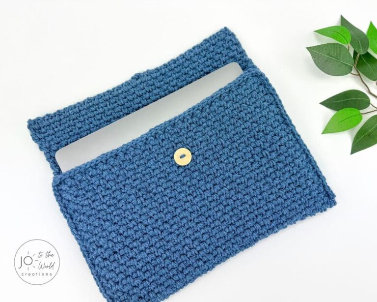 Crochet Laptop Case - Free Pattern | Jo to the World Creations
