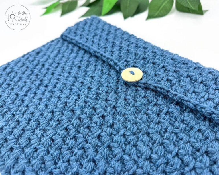 Crochet Laptop Case - Free Pattern | Jo to the World Creations