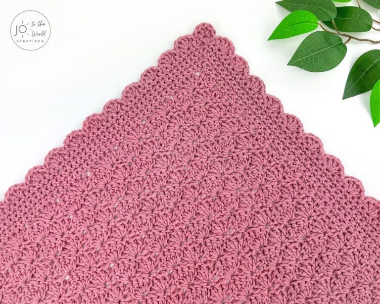 Easy Shell Blanket - Free Crochet Pattern | Jo to the World Creations
