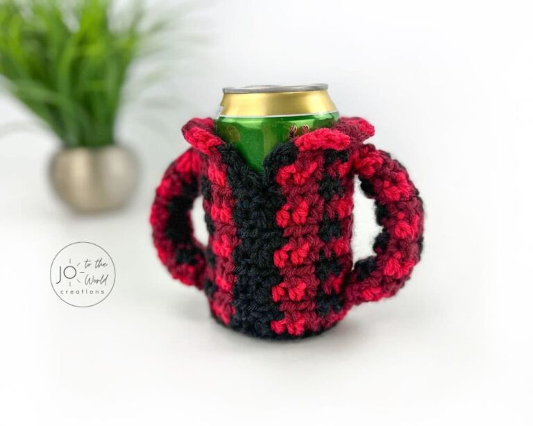 Lumberjack Can Cozy - Free Crochet Pattern | Jo to the World Creations
