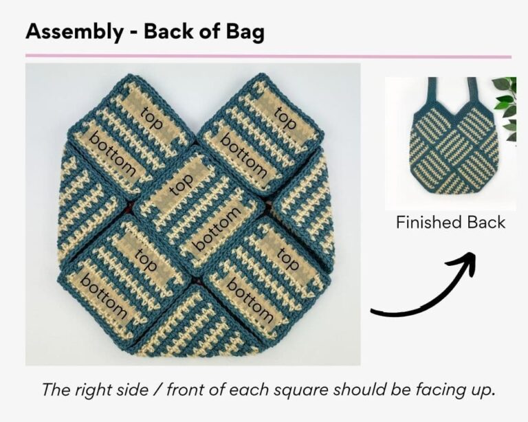 Striped Squares Bag - Free Crochet Pattern | Jo to the World Creations