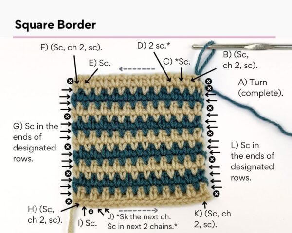 Striped Squares Bag - Free Crochet Pattern | Jo to the World Creations