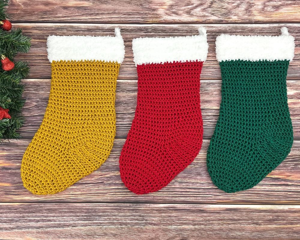 Easy Christmas Stocking - PDF Crochet Pattern | Jo to the World Creations