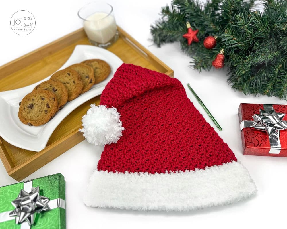 Easy Santa Hat - PDF Crochet Pattern | Jo to the World Creations