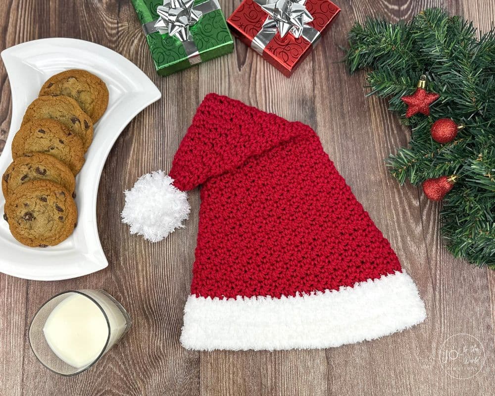 Easy Santa Hat - PDF Crochet Pattern | Jo to the World Creations
