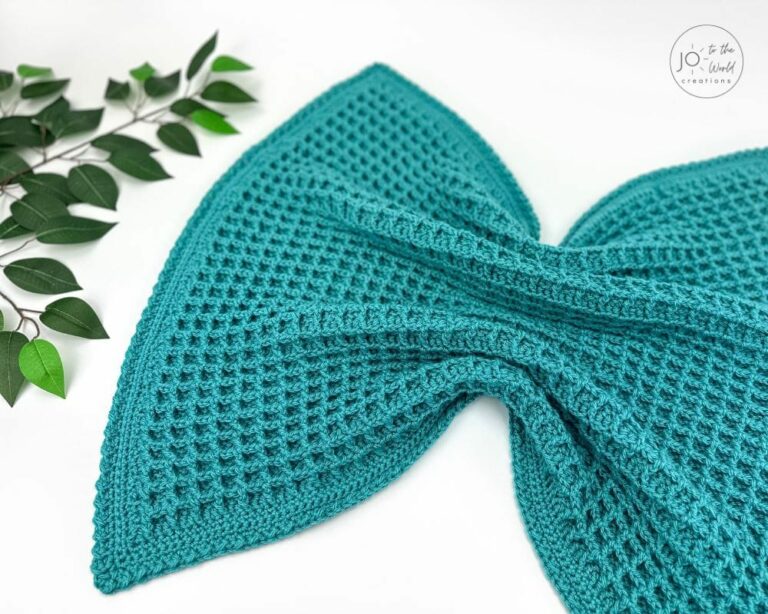 Waffle Stitch Blanket - Free Crochet Pattern | Jo to the World Creations