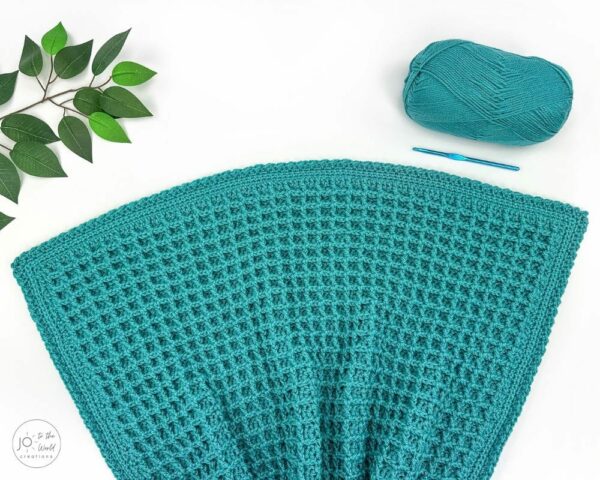 Waffle Stitch Blanket - Free Crochet Pattern | Jo to the World Creations