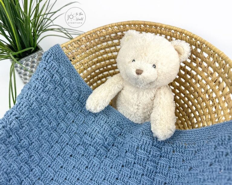 Basketweave Stitch Blanket - Free Crochet Pattern | Jo to the World ...
