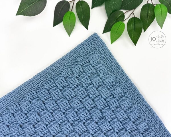 Basketweave Stitch Blanket - Free Crochet Pattern | Jo to the World ...