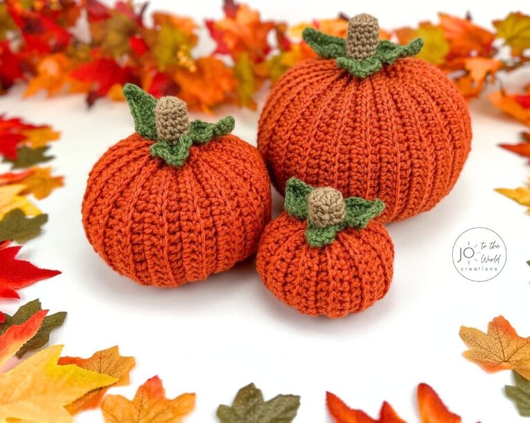 Easy Pumpkins - Free Crochet Pattern | Jo to the World Creations