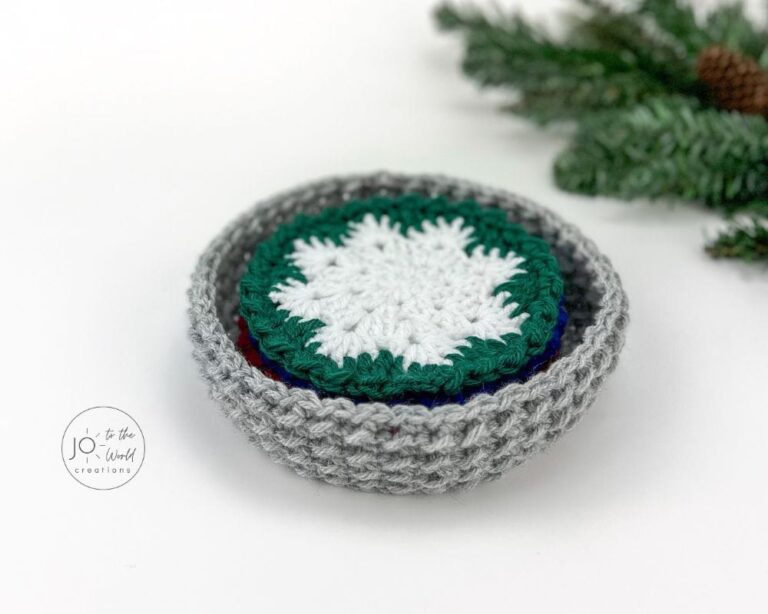Snowflake Coaster - Free Crochet Pattern | Jo to the World Creations