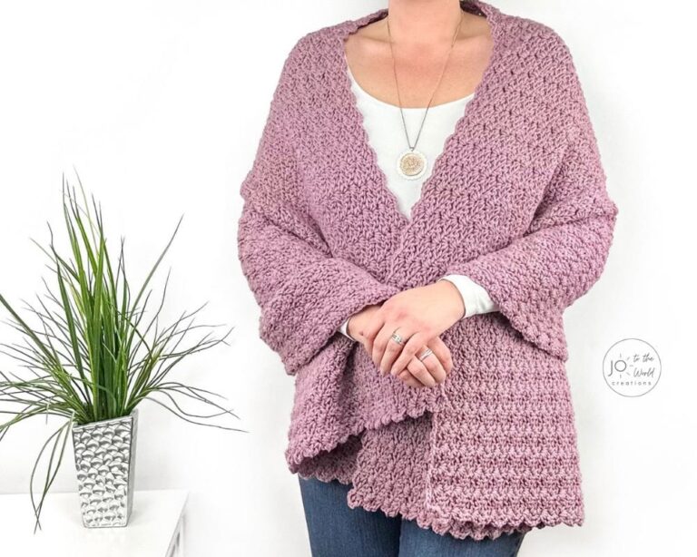 Classic Prayer Shawl - Free Crochet Pattern | Jo to the World Creations