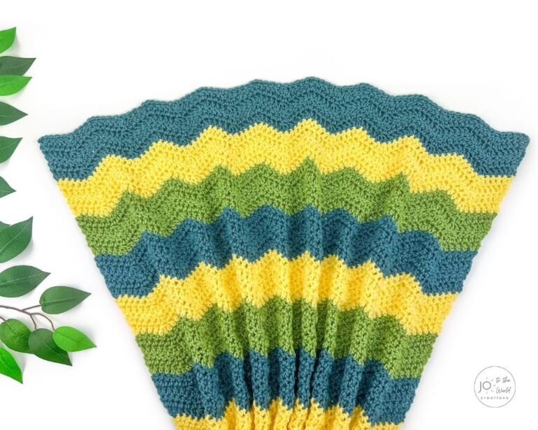 Easy Ripple Blanket - Free Crochet Pattern | Jo to the World Creations